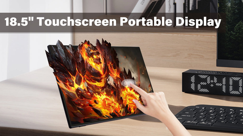 18.5 inch Touch Screen Portable Display – 52Pi Store