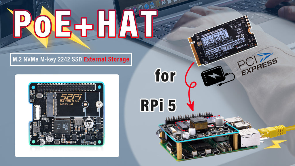 How to make your Raspberry Pi 5 powered by PoE hat and got a mass stor ...