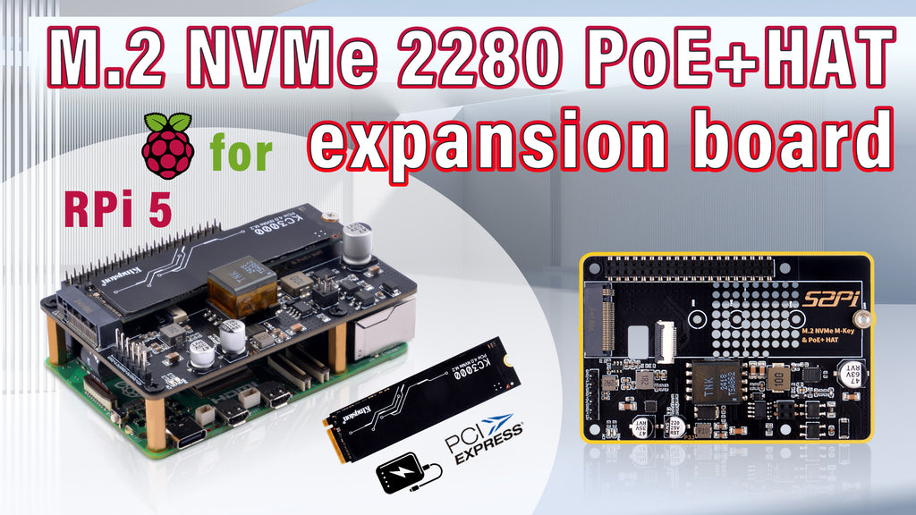 How to use M.2 NVMe M-key & PoE+ Hat with Raspberry Pi 5 (Part.1 ...