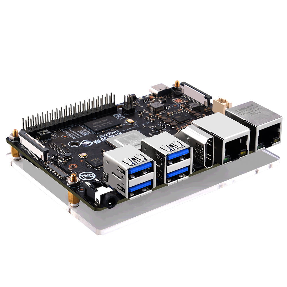 52Pi VisionFive 2 Starter Kit RISC-V Single Board Computer 8G with USB ...