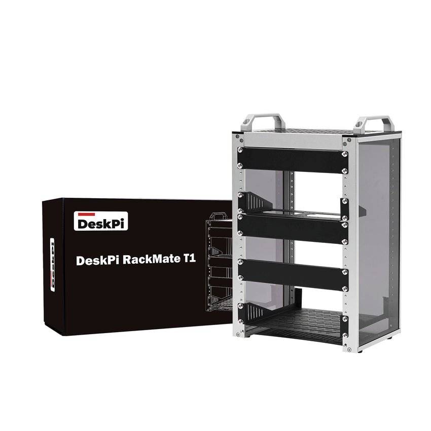 DeskPi RackMate 10 Inch 8U Server Cabinet, T1 Rackmount for Network, S ...