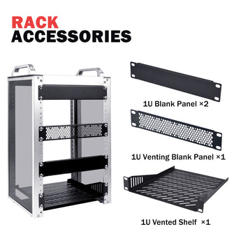 DeskPi RackMate 10 Inch 8U Server Cabinet, T1 Rackmount for Network, S ...
