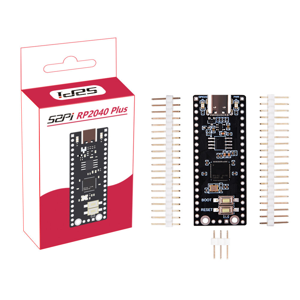 52Pi RP2040 Plus 4MB/8MB with Raspberry Pi Pico Pinout Compatibility M ...