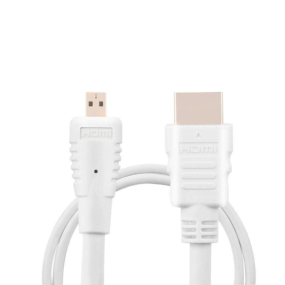 52Pi Micro HDMI to Standard HDMI Male Cable 4K for Raspberry Pi 4 (2 P ...