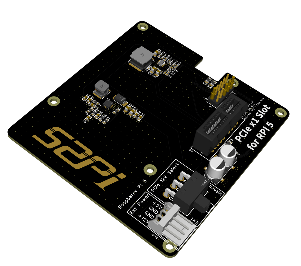 P02 PCIe Slot for Raspberry Pi 5 Extension Adapter Board – 52Pi Store