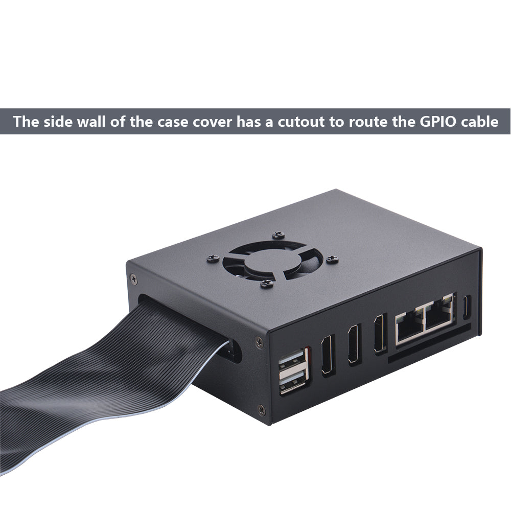 52Pi Orange Pi 5 Plus Metal Protective Case Enlosure Shell with Low-no ...