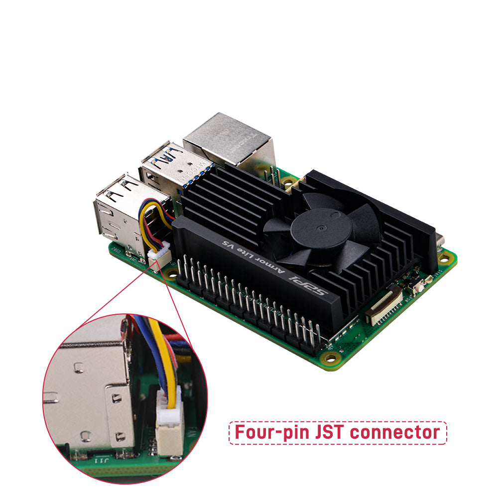 Raspberry Pi 4 B / 3B+ ICE Tower CPU RGB LED Light Cooling Fan – 52Pi Store