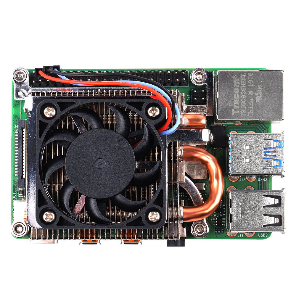 52Pi Ultra Thin Ice Tower Cooler Cooling Fan for Raspberry Pi 4 Model ...