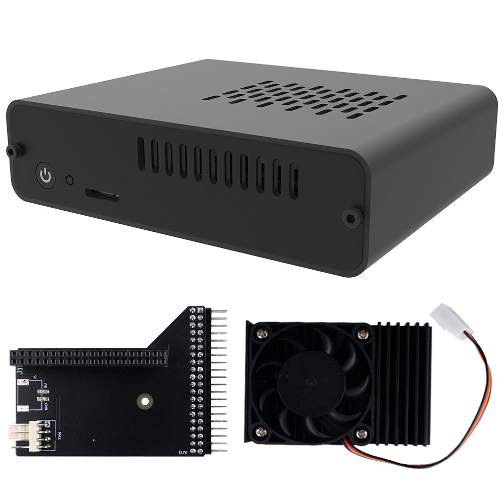 DeskPi Nano Jetson Nano Case with Fan for NVIDIA Jetson Nano Developer ...